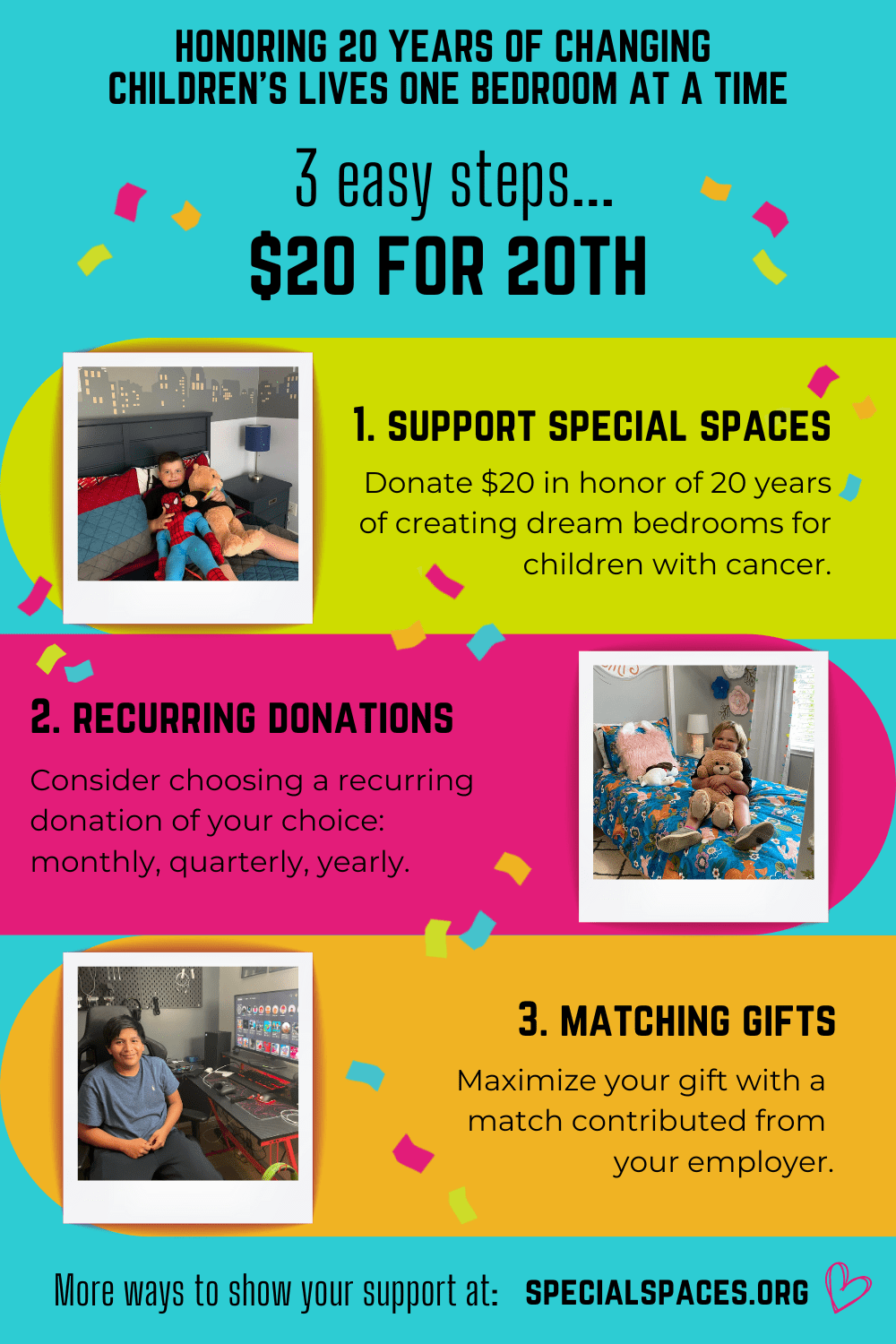 20th Anniversary Celebration - Special Spaces